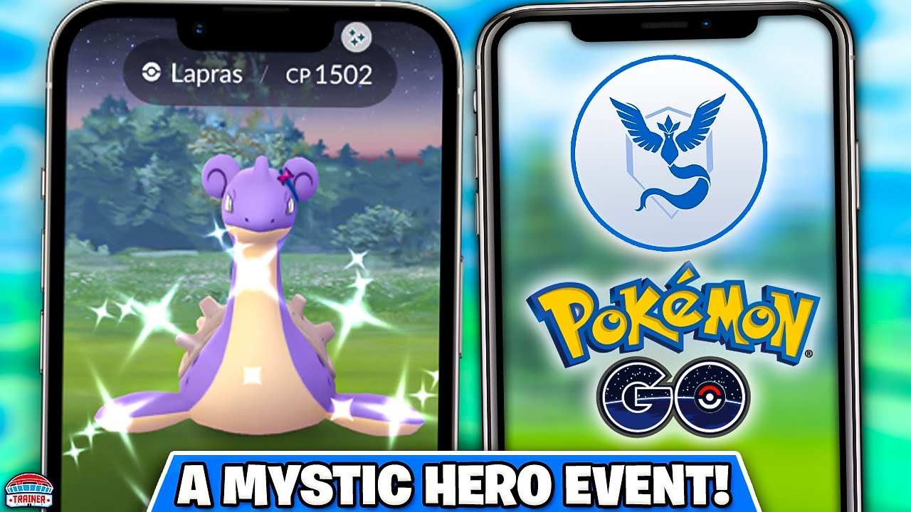 *Mystic Hero* Event Brings New Shiny Costume Lapras to Pokémon GO - YouTube
