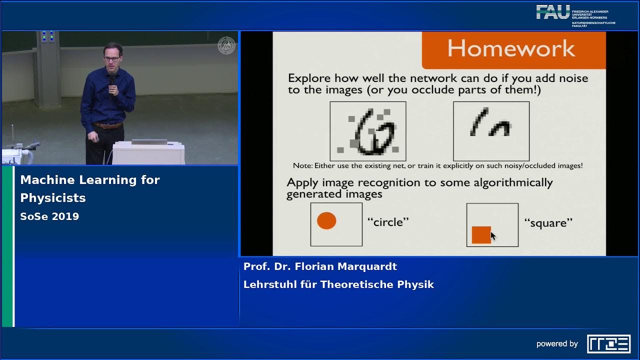 Machine Learning for Physicists (Lecture 4): Convolutional Neural Networks, Autoencoders, PCA ...