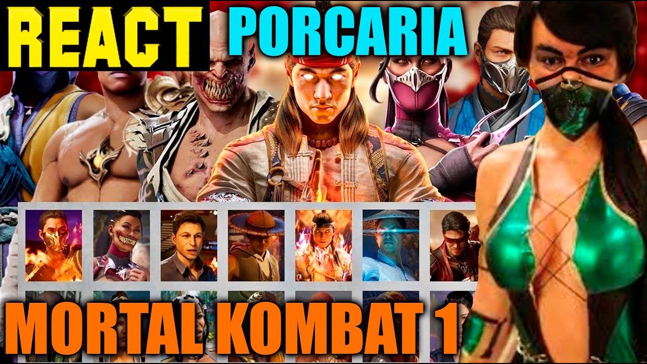REACT MORTAL KOMBAT 1 é um jogo TRISTE - YouTube