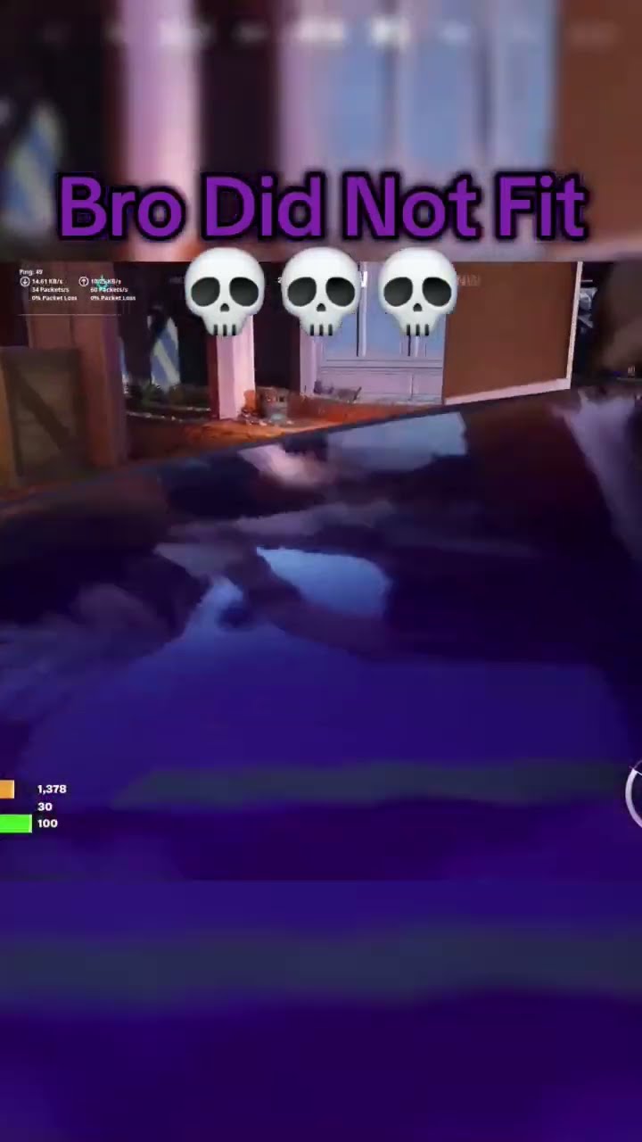 Bro Did Not Fit💀 #funny #gaming #fortnite #youtubeshorts - YouTube
