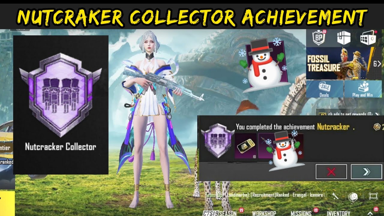 NUTCRACKER COLLECTOR ACHIEVEMENT BGMI HOW TO COMPLETE | SMASH A TOTAL ...