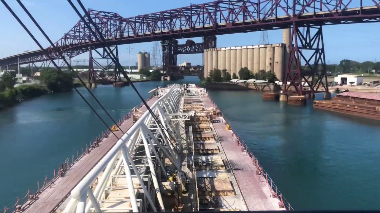 Calumet River Transit Time Lapse - YouTube