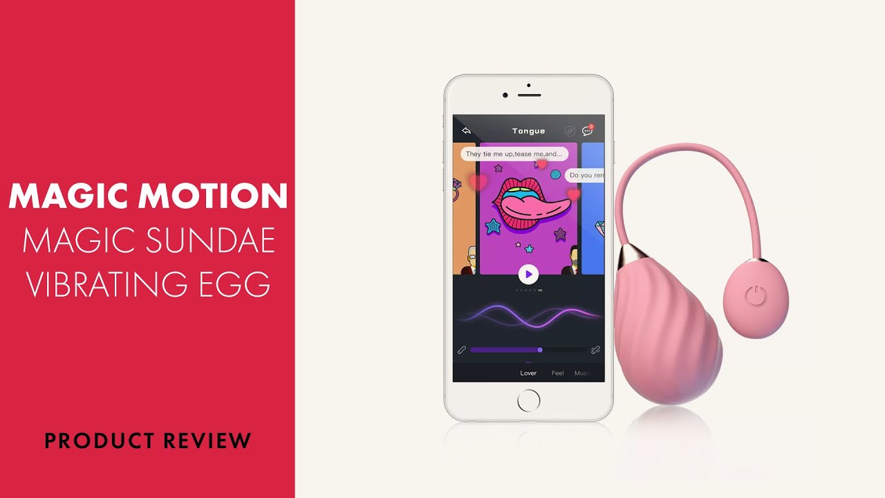 Magic Motion Magic Sundae Vibrating Egg Pink Review | PABO - YouTube