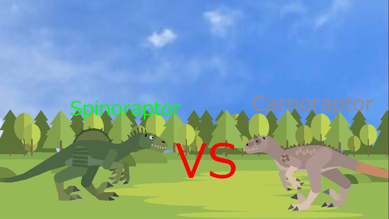 Spinoraptor Vs Carnoraptor Youtube