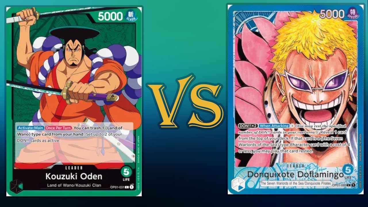 TCG - ODEN VS DON FLAMINGO - TORNEO DE ONE PIECE - YouTube