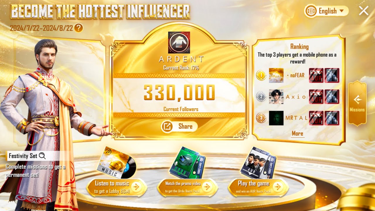 Become The Hottest Influencer Event Explained In PUBG Mobile - YouTube