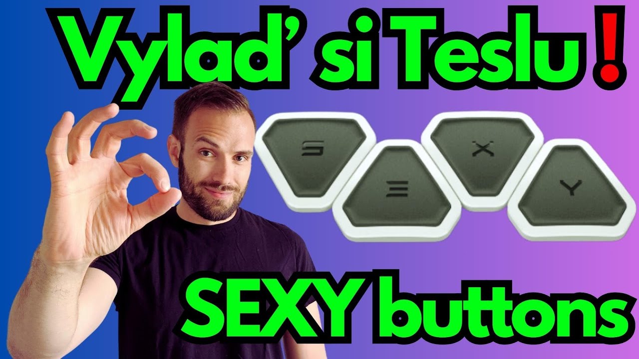 Sexy Buttons Top Upgrade Tesly 🇨🇿 Youtube 2533