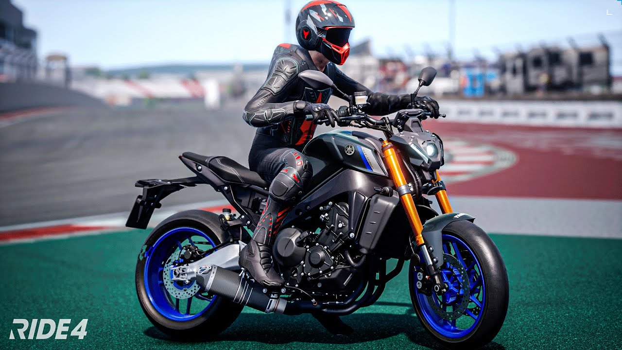 FINALMENTE a MT-09 2021 CHEGOU no RIDE 4 - YouTube