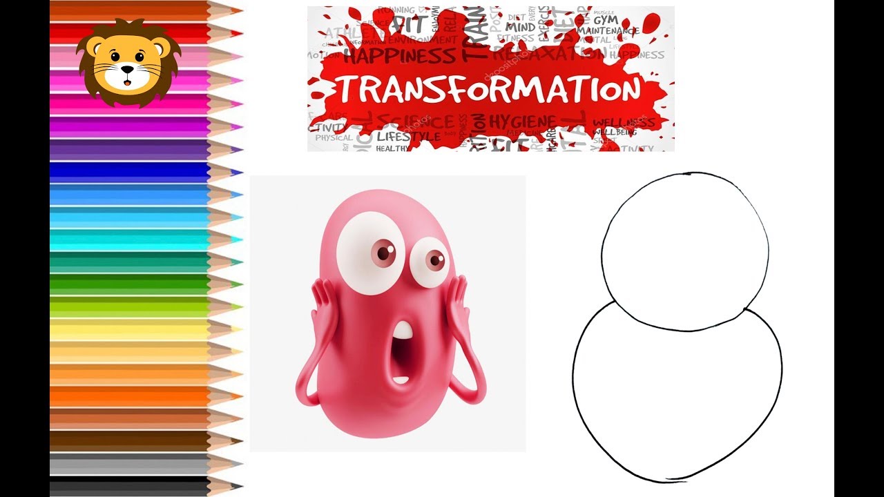 How to transform the number 8 into a drawing - como transformar el ...