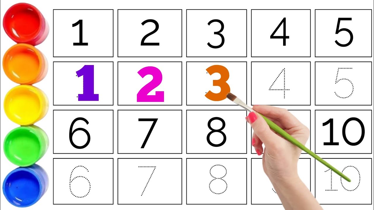 1234 numbers song, Learn to counting 1 to 100, Ginti 1 se 100 tak, One ...