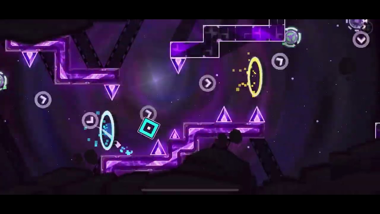 Escaping gravity 100% by gggkal (geometry dash) - YouTube