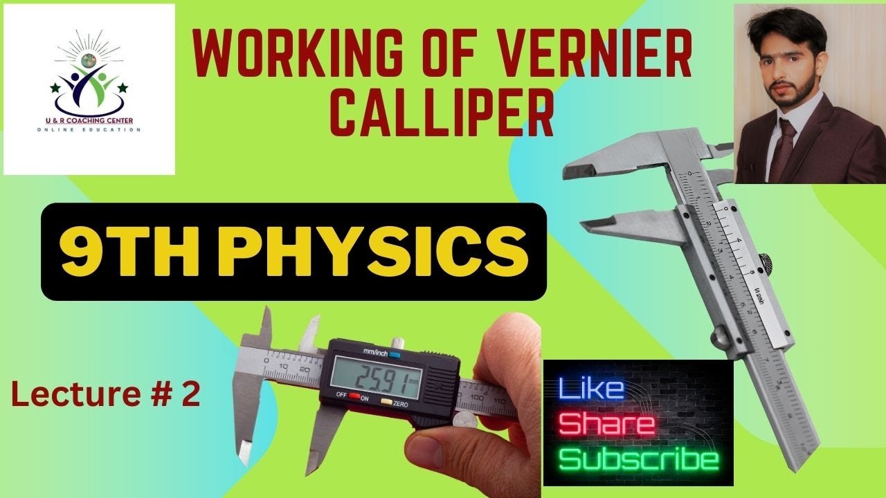 9th Physics Working of Vernier Caliper, Chapter #1 - YouTube
