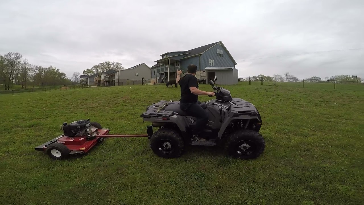 Swisher Trail Mower Review 10.5HP 44" - YouTube