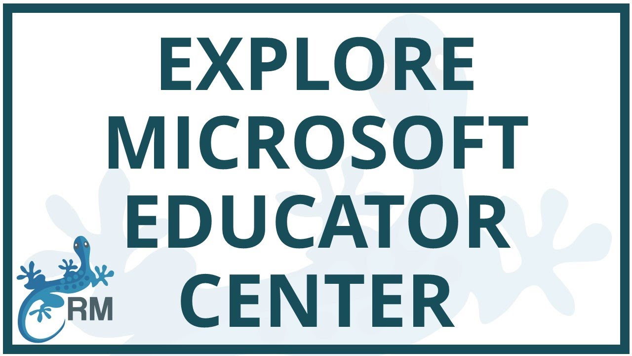 Academic tools and resources: Explore Microsoft Educator Center - YouTube
