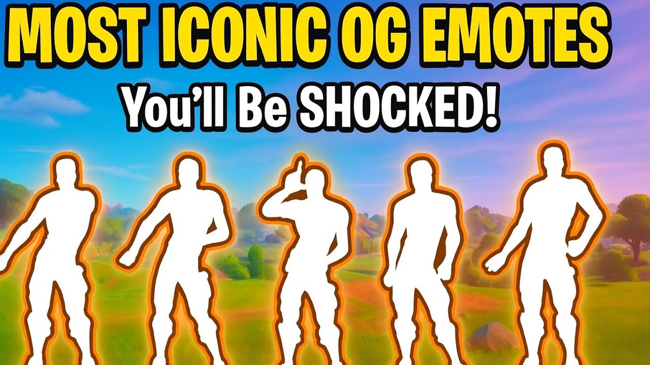 Ranking The MOST ICONIC OG Fortnite Emotes (You'll Be SHOCKED) - YouTube