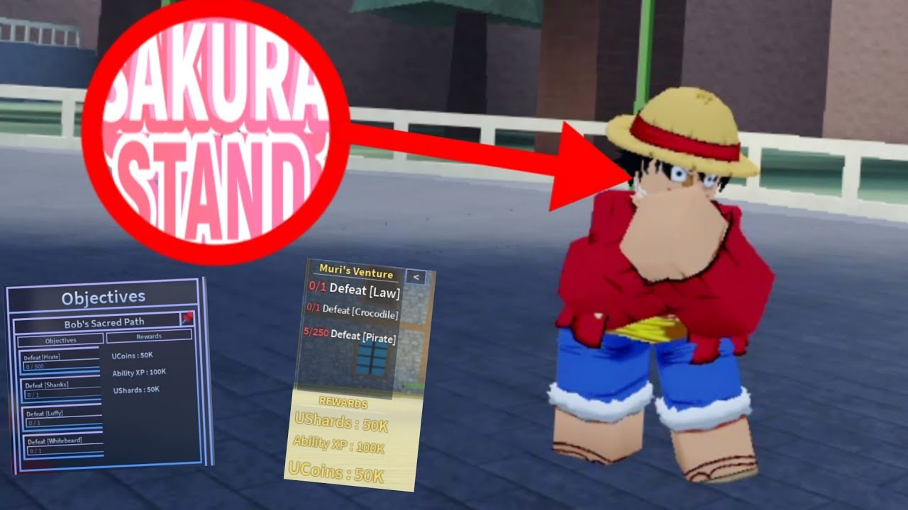 [AUT] AUT DEVS ADDED SAKURA STAND QUESTS 😭 (Back Pain) - YouTube