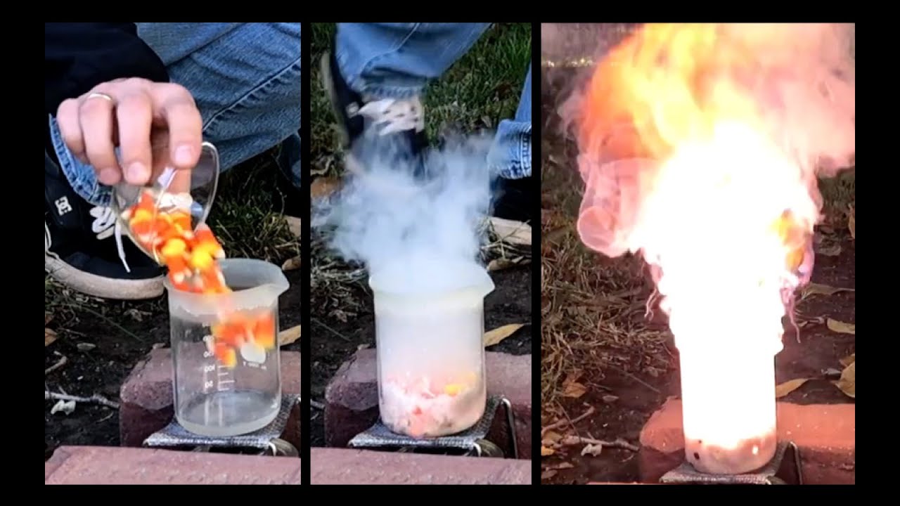 Halloween Candy Corn Destruction! - YouTube