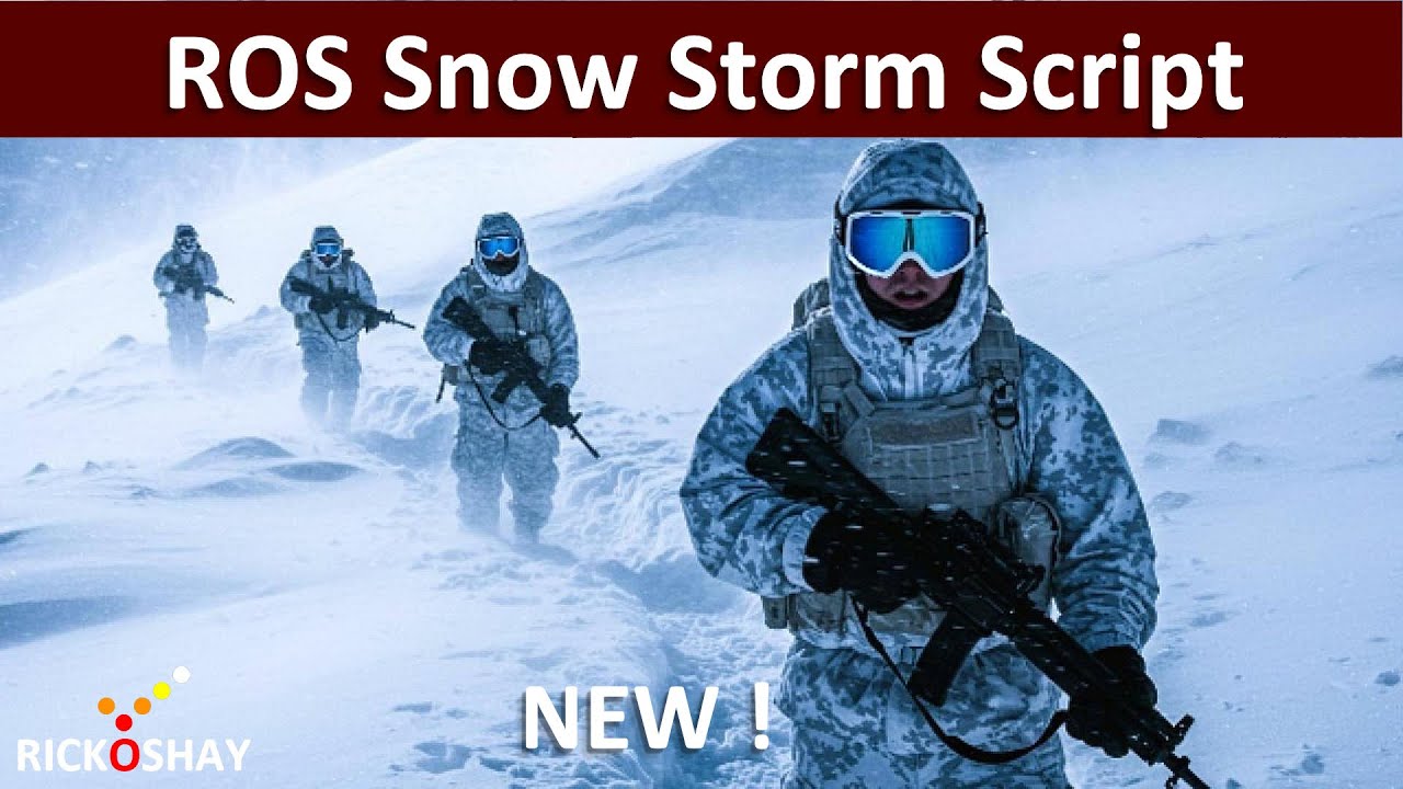 ROS Snow Storm Script - YouTube