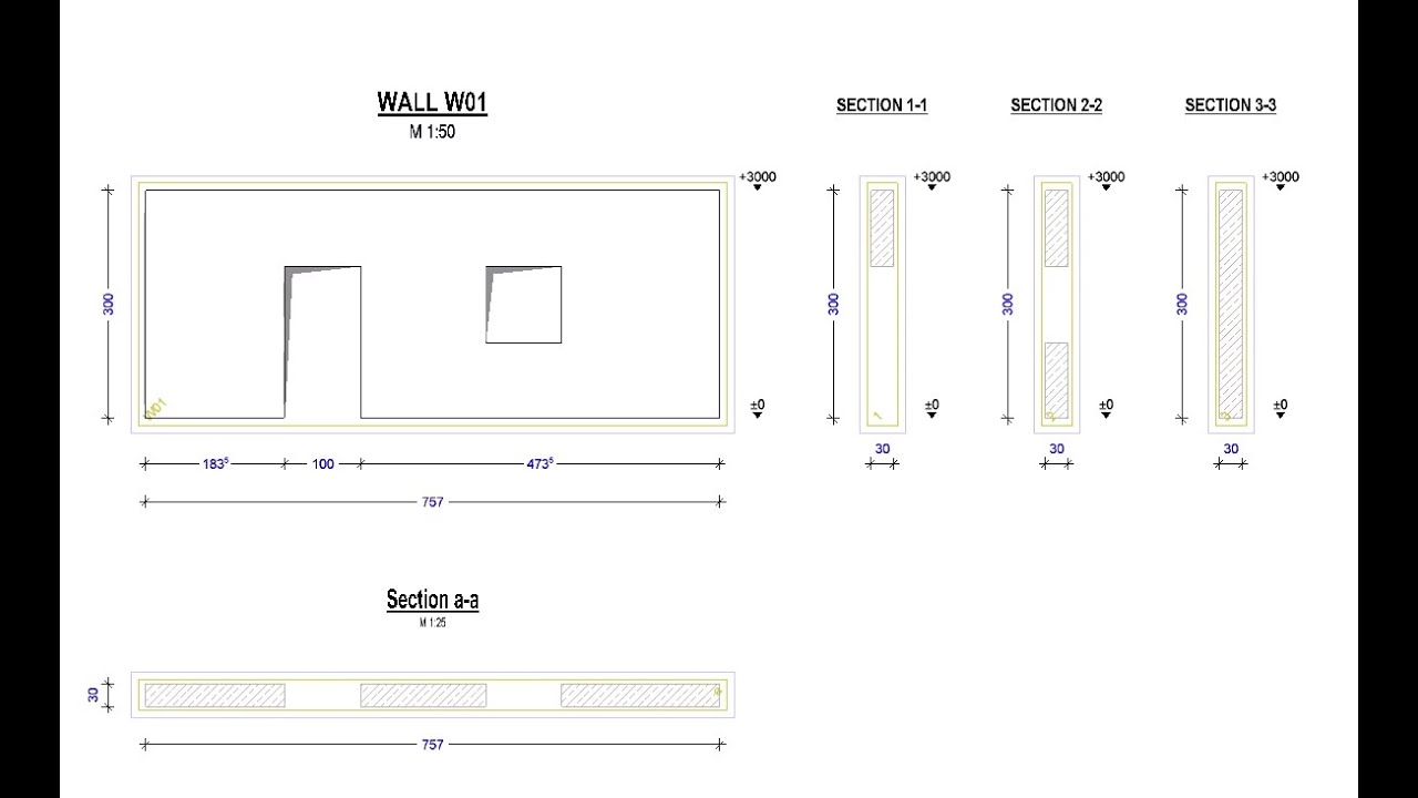 How to create section for wall reinforcement in ALLPLAN | by ALLTO ...