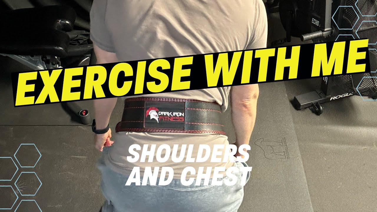 Exercise Day: Shoulders , Chest, Tri Exercise Day - YouTube