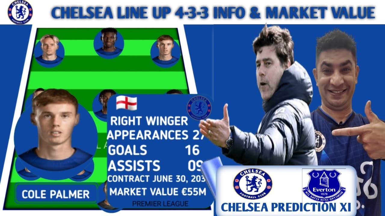 CHELSEA BEST POSSIBLE LINE UP 4-3-3 AGAINST ~ EVERTON PREMIER LEAGUE ...