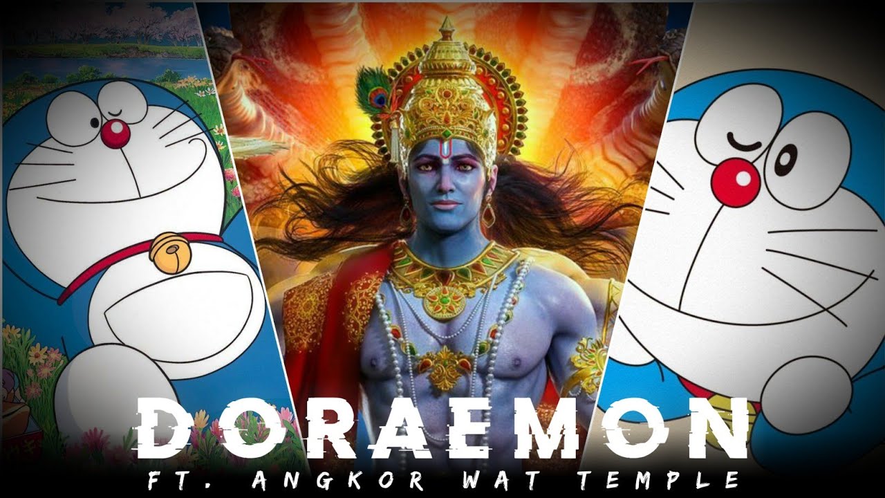 DORAEMON - Vishnu Bhagwan Temple Edit 🔥 || Angkor Wat Temple || # ...