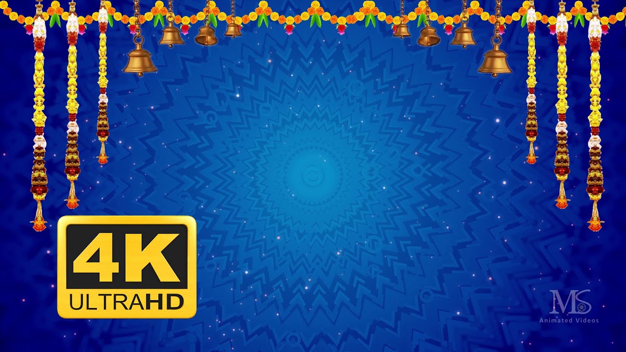 Blue colour Festive Theme Devotional Animated Video ||MS Animated ...