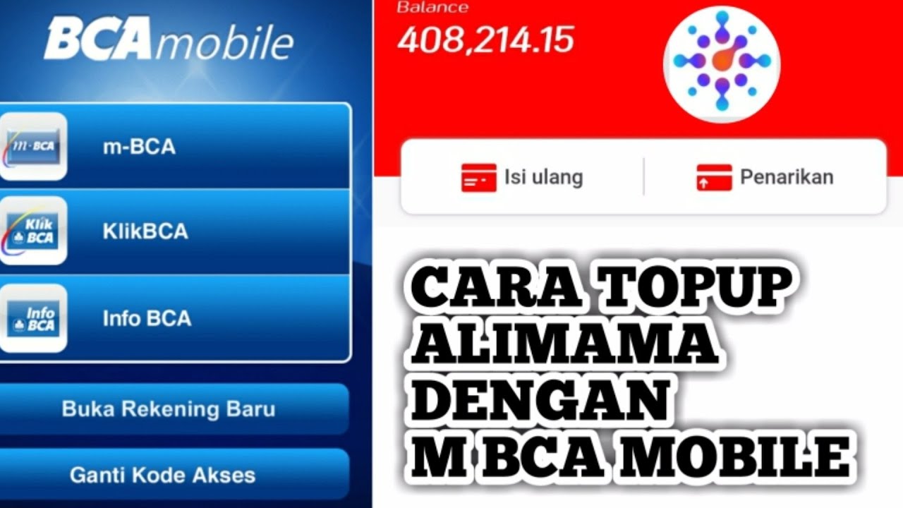 CARA TOP UP APLIKASI ALIMAMA LEWAT BCA/UNIONPAY - YouTube