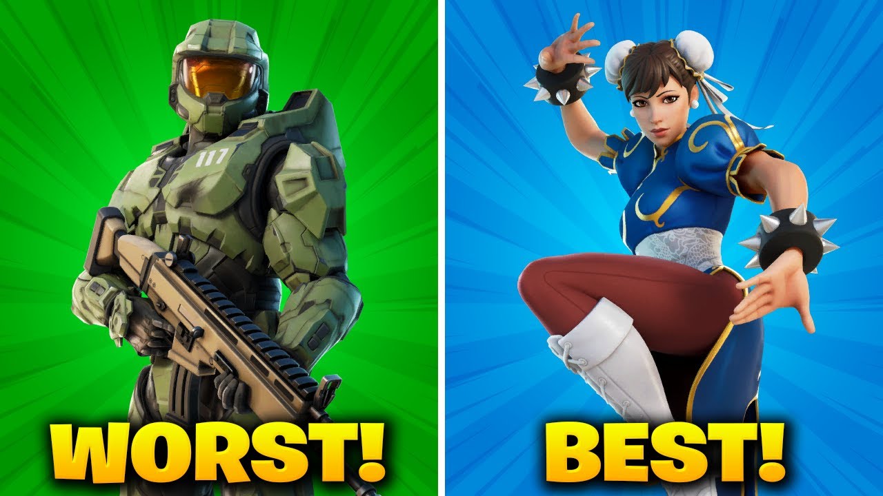 I RANKED ALL GAMING LEGENDS SKINS FROM WORST TO BEST! - YouTube