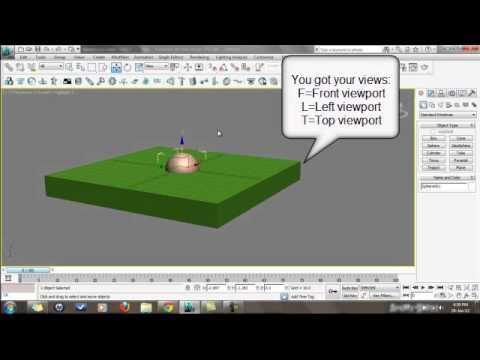 3ds max Tutorial # 1 (Rigid Bodies and mass) - YouTube