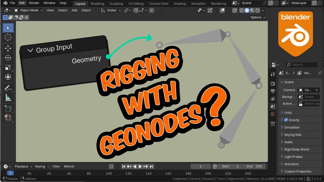 Wait, I Can Rig with Geometry Nodes? Using a node tree to drive an ...
