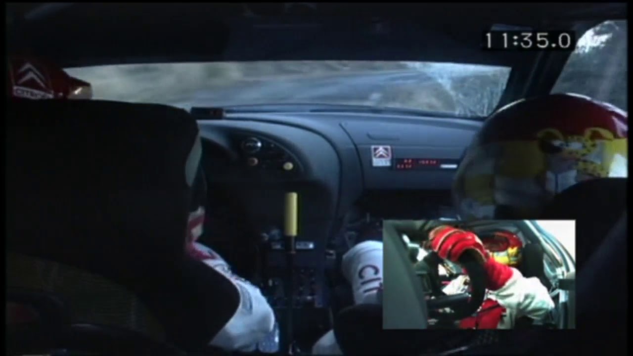 Citroën Xsara WRC feat. Sebastien Loeb - 2003 Rallye Monte Carlo SS08 ...