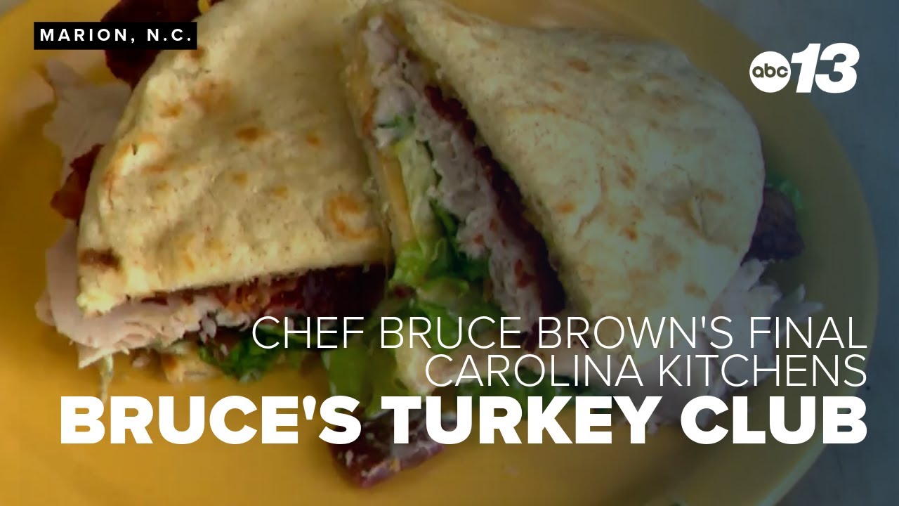Chef Bruce Brown's final Carolina Kitchens: Bruce's turkey club - YouTube