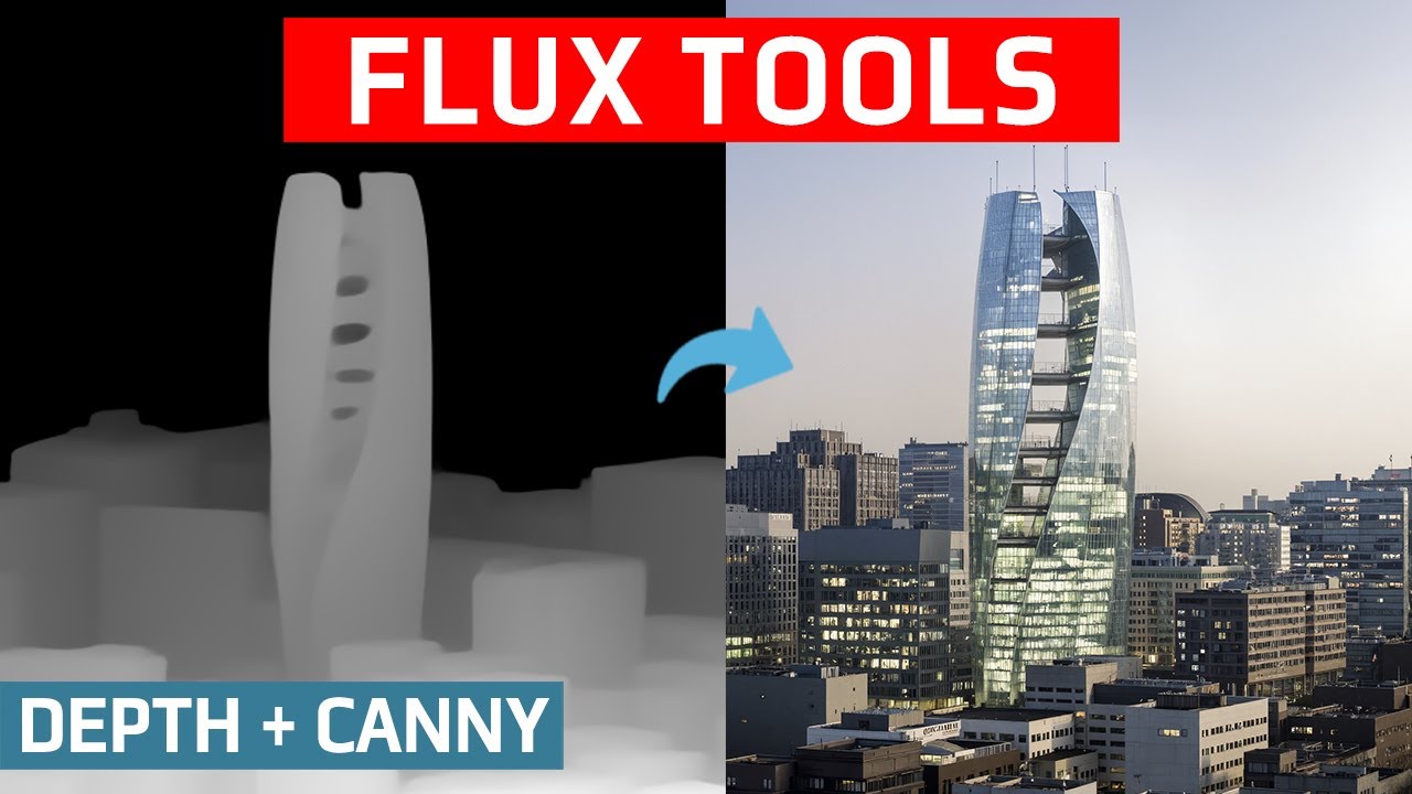 Flux Tools: AI Sketch and Massing to Render made Easy - YouTube