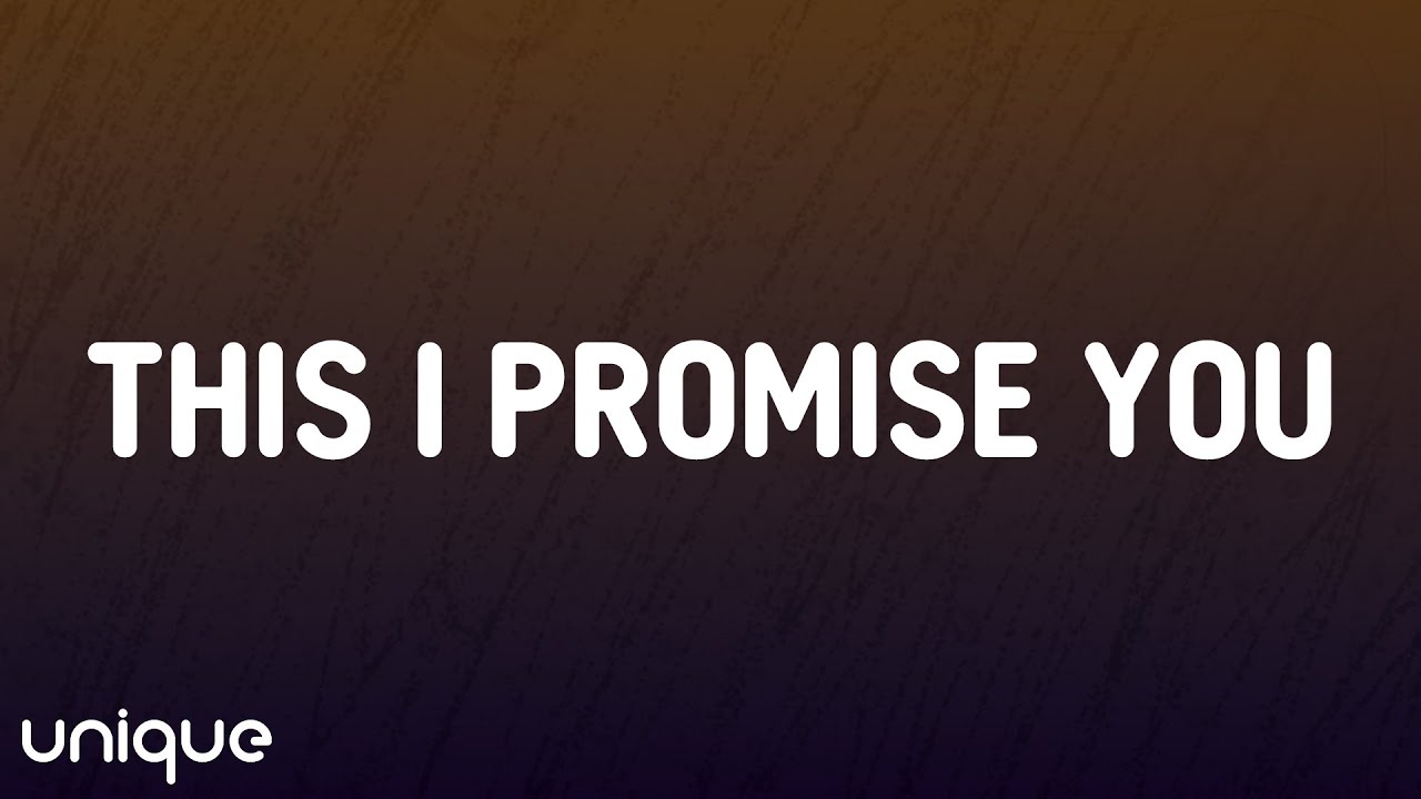 *NSYNC - This I Promise You (Lyrics) - YouTube