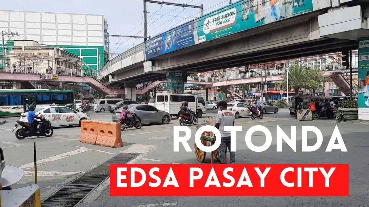 MORNING TRAFFIC IN PASAY ROTONDO Is Revealed | EMRT LRT STATIONS | EDSA ...