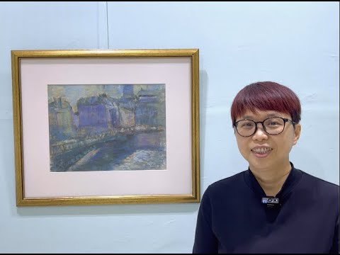 My Father's Paintings No 22 (impressionist painting of Paris by Low Hai ...