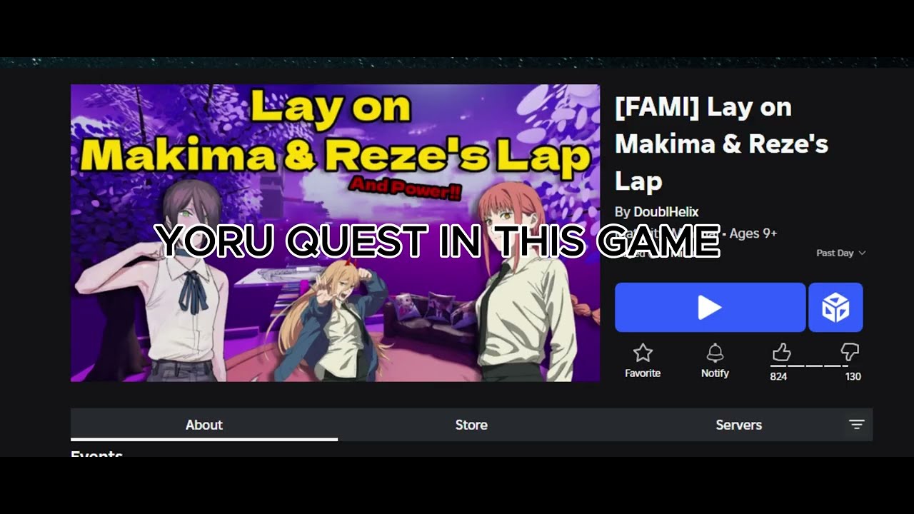 Yoru Quest Guide in Lay on Makima & Reze's Lap - YouTube