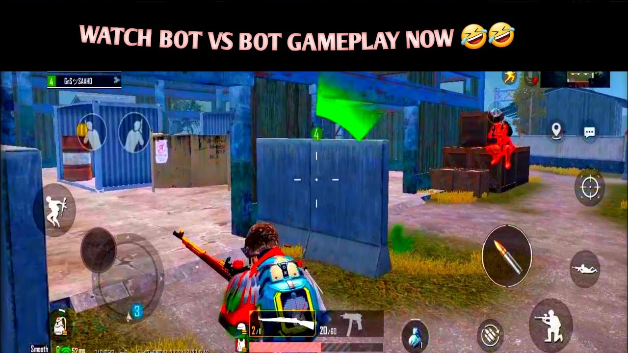 BOT VS BOT FUNNY GAMEPLAY 😁 😂 || BOT LEVEL GAMEPLAY - YouTube