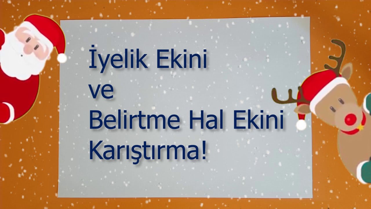 İYELİK EKİ İLE BELİRTME HAL EKİ FARKI ( ARTIK KARIŞTIRMAK YOK !) - YouTube
