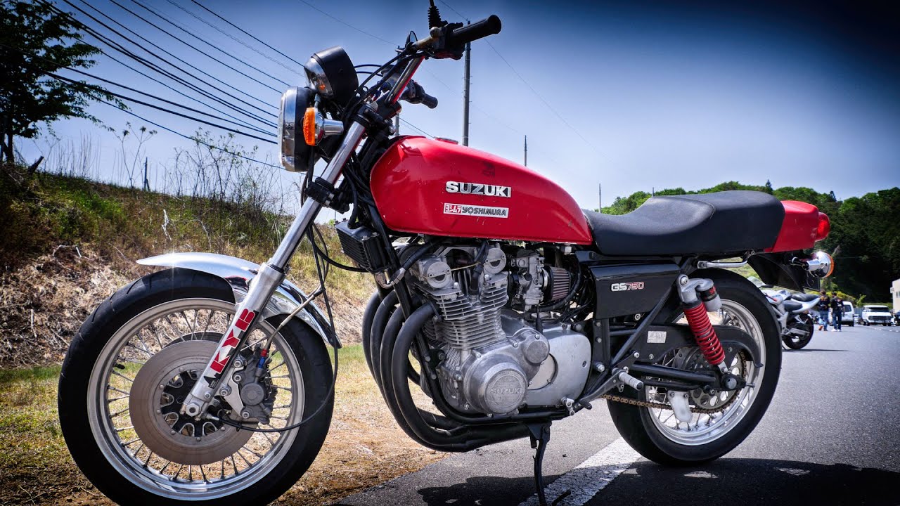 SUZUKI GS750 Custom Bike - YouTube