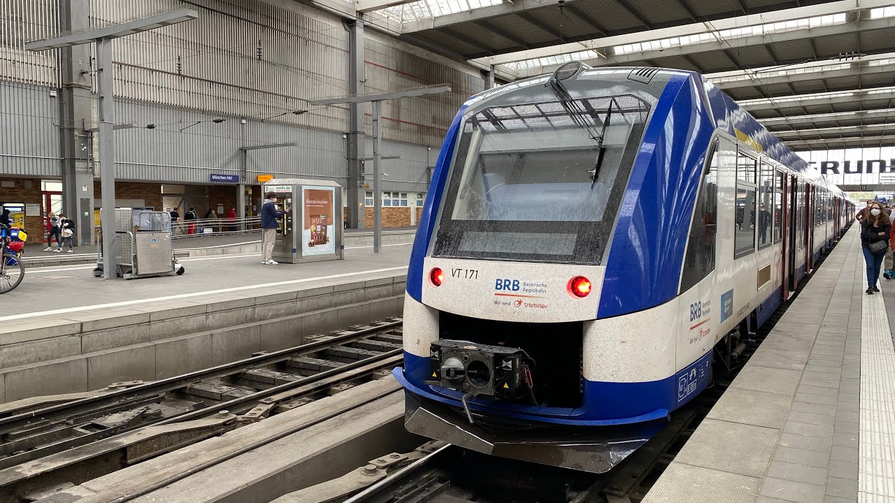Mit der BRB Br 622 von Geltendorf nach München Hbf mit max. 125 km/h ...