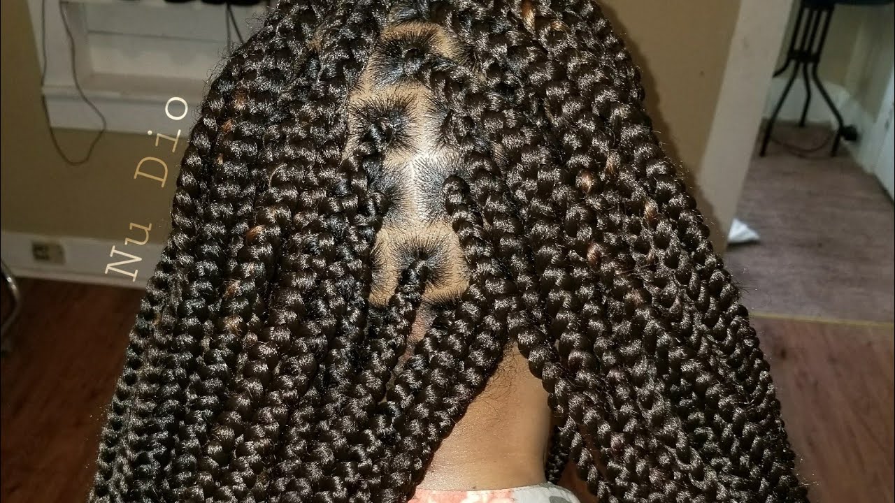 how to | Box Braids weave extension for beginners (remake) - YouTube