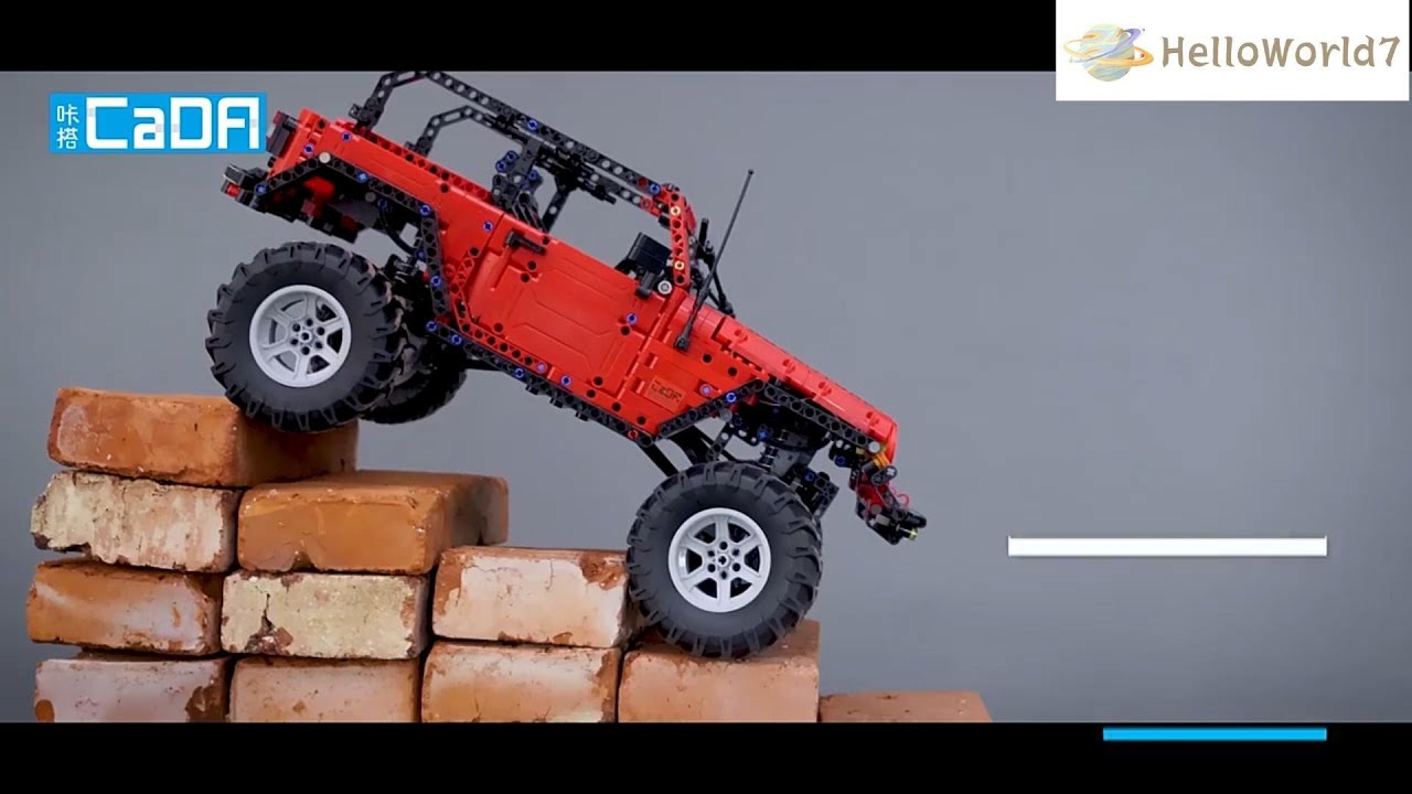 #helloworld7#1941+pcs CaDA Bricks Off-road Car Adventurer Model#models ...