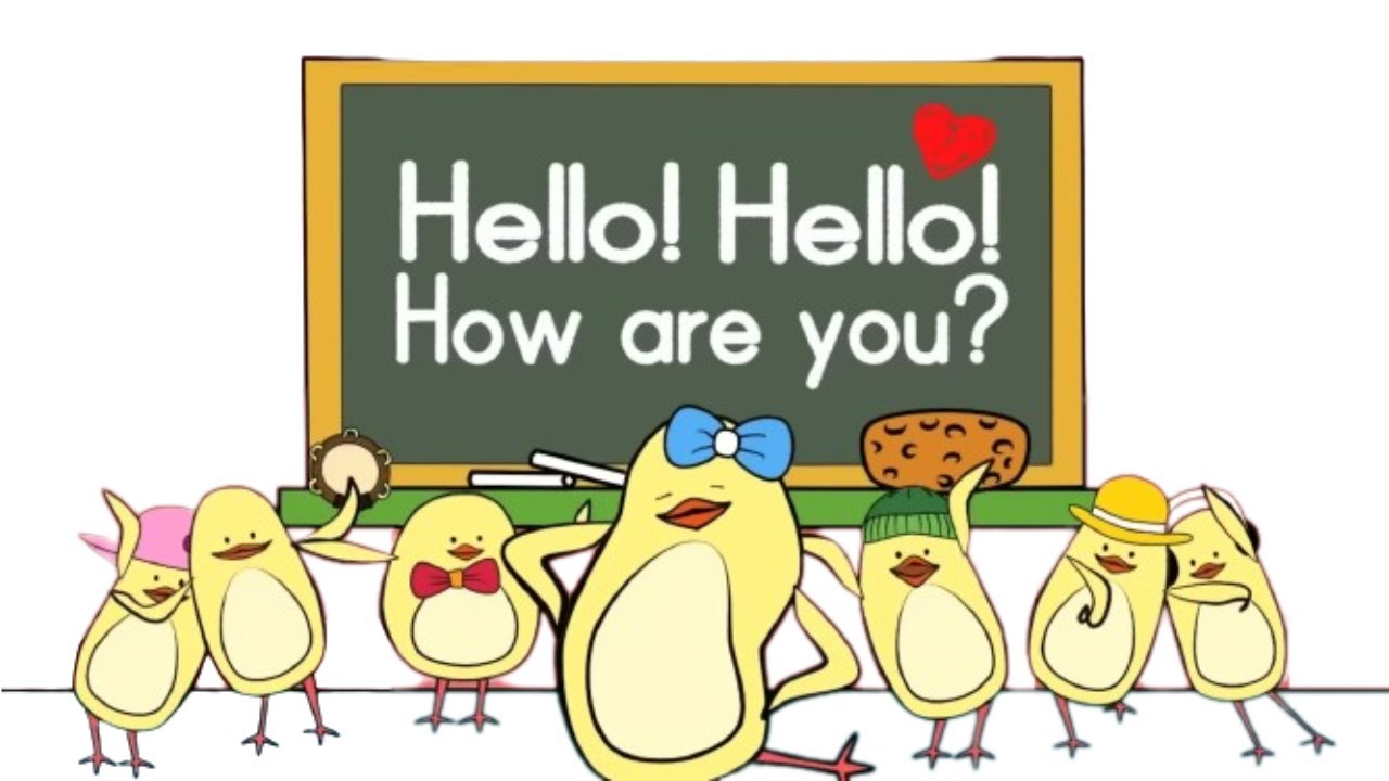 Hello Song for Kids 🐥🐥🐥🐣 1st & 2nd grade - Greeting Song for Kids (The ...