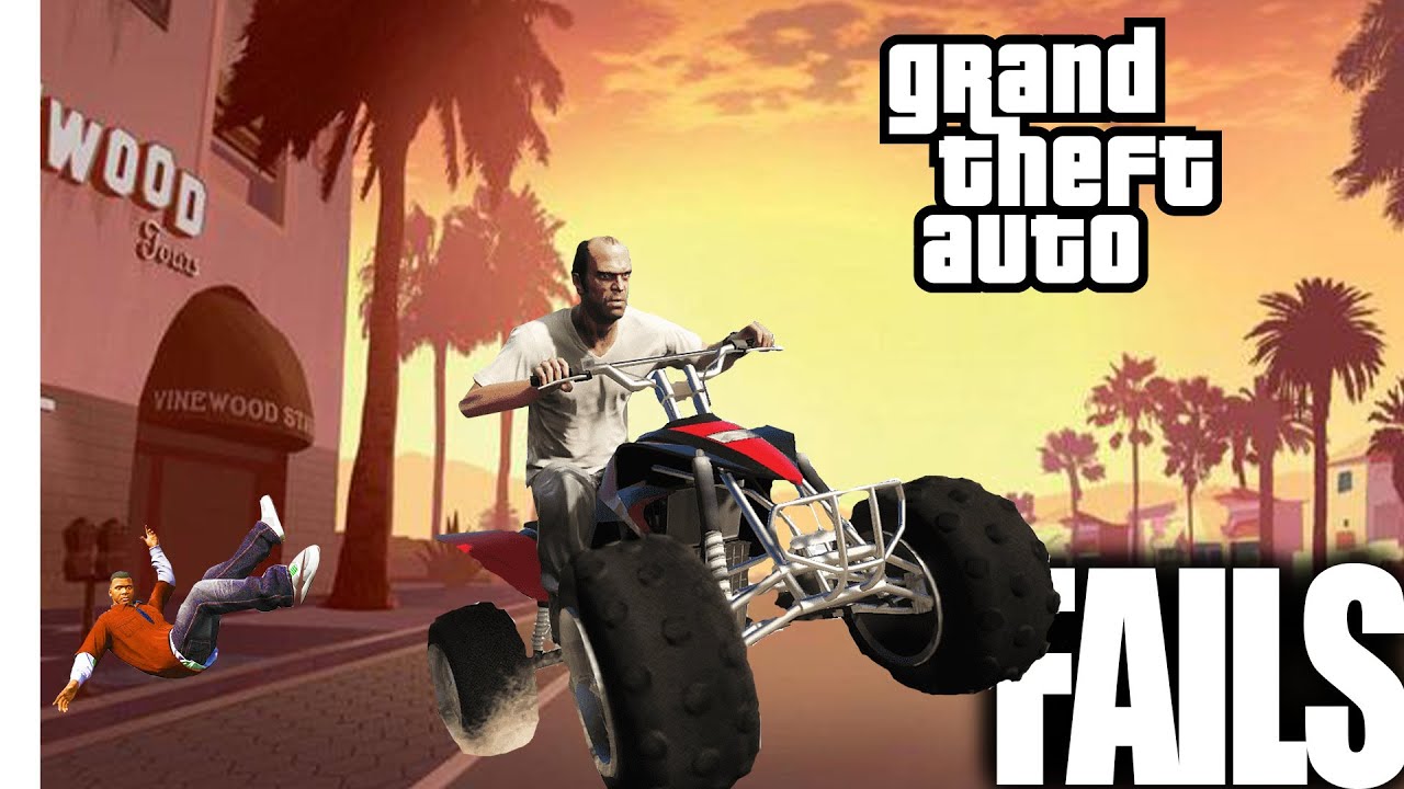 FUNNY GTA FAILS #2 - YouTube