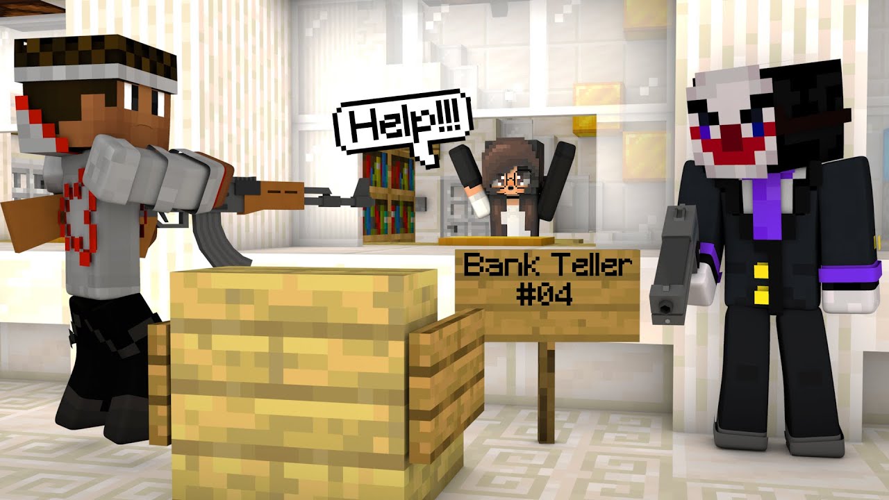 So I Robbed a Bank in Minecraft... Here's What Happened! - YouTube