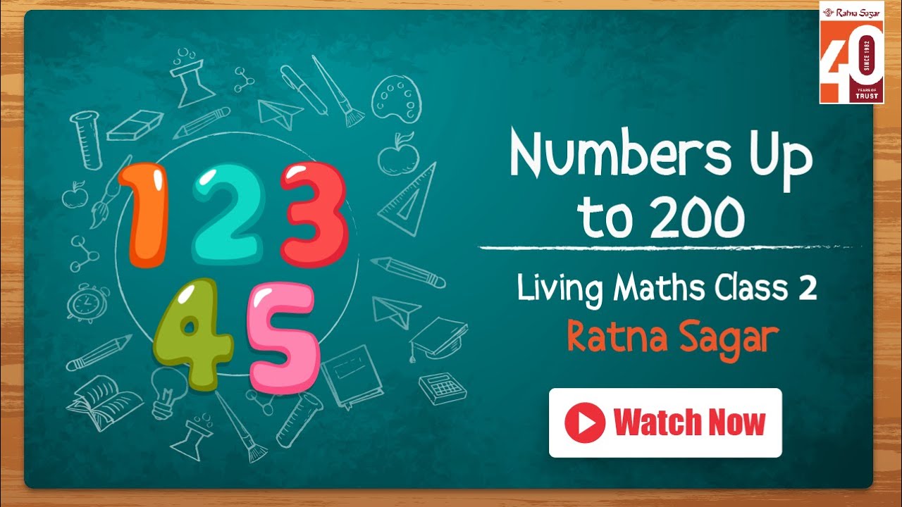Numbers Up to 200 Chapter 1 Living Maths Class 2 - Ratna Sagar | # ...