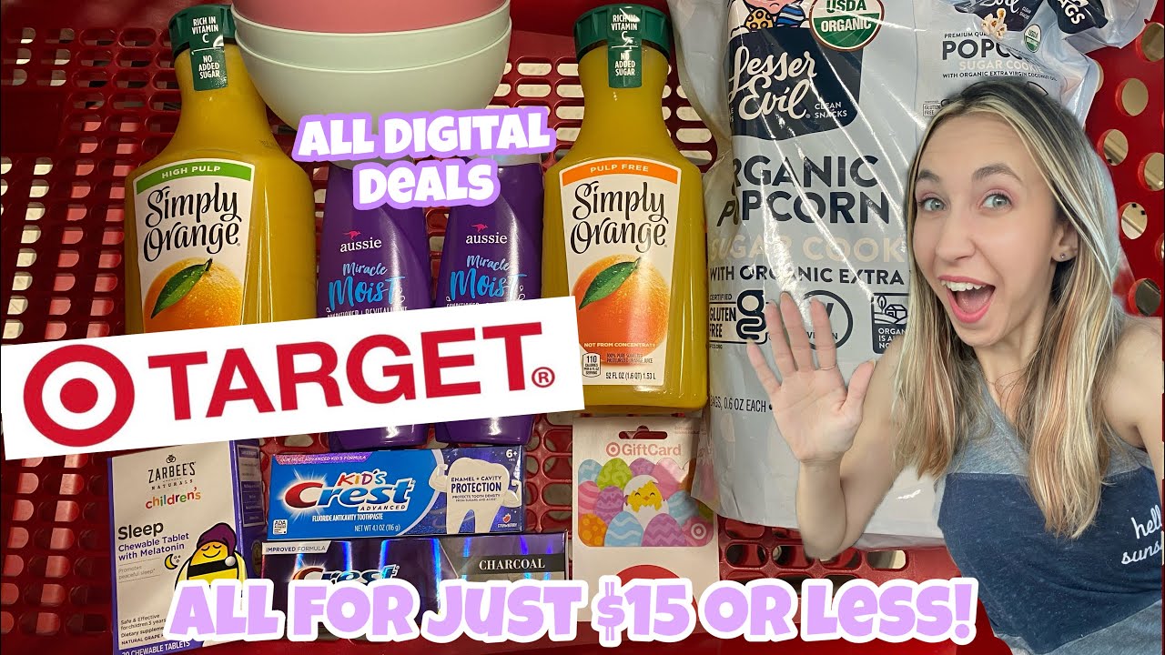 TARGET HAUL 3/26-4/1 EASY ALL DIGITAL DEALS | ALL FOR JUST $15 OR LESS ...