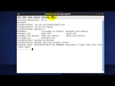 How to Block URLs, Keywords or File Formats in Squid Proxy Server | TechwithGuru - YouTube